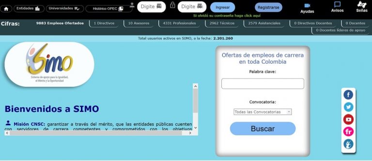 ! SIMO, Sistema de apoyo para la Igualdad - ColombiaConsultas.com